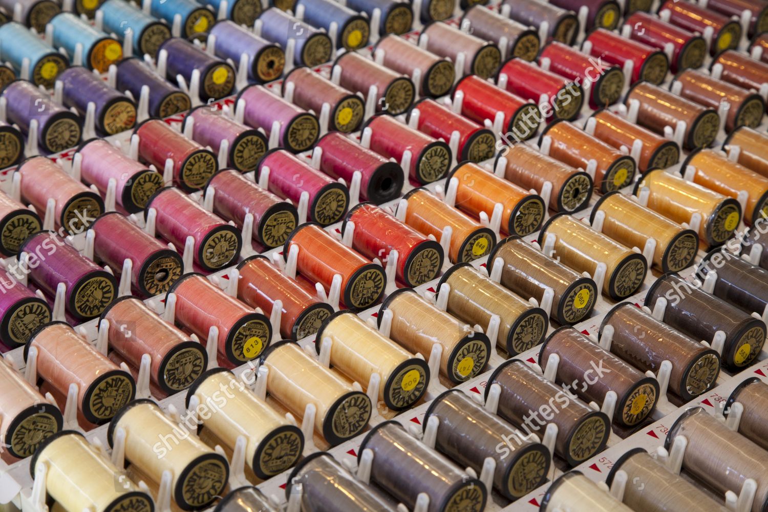 Sewing Thread Reels On Market Stall Editorial Stock Photo - Stock Image ...
