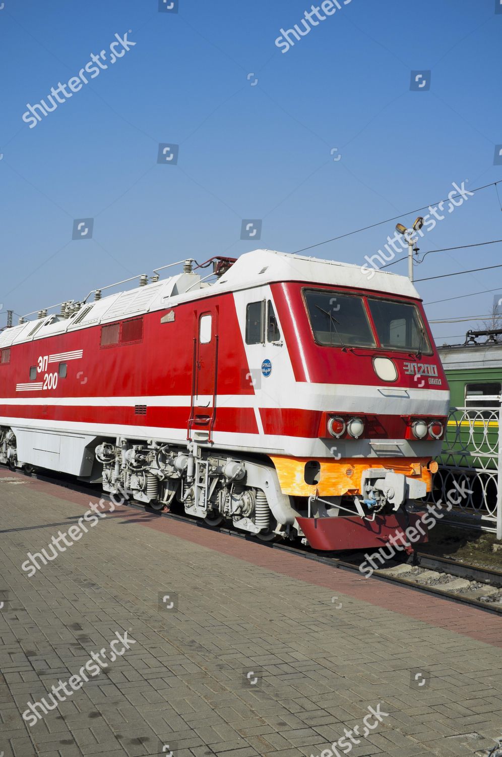 Russian Electric Locomotive Ep200 Built 1977 Editorial Stock Photo ...