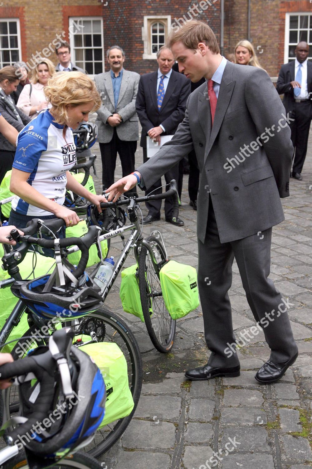 Prince William Speaking Jessica Hatcher Cycle Editorial Stock Photo ...