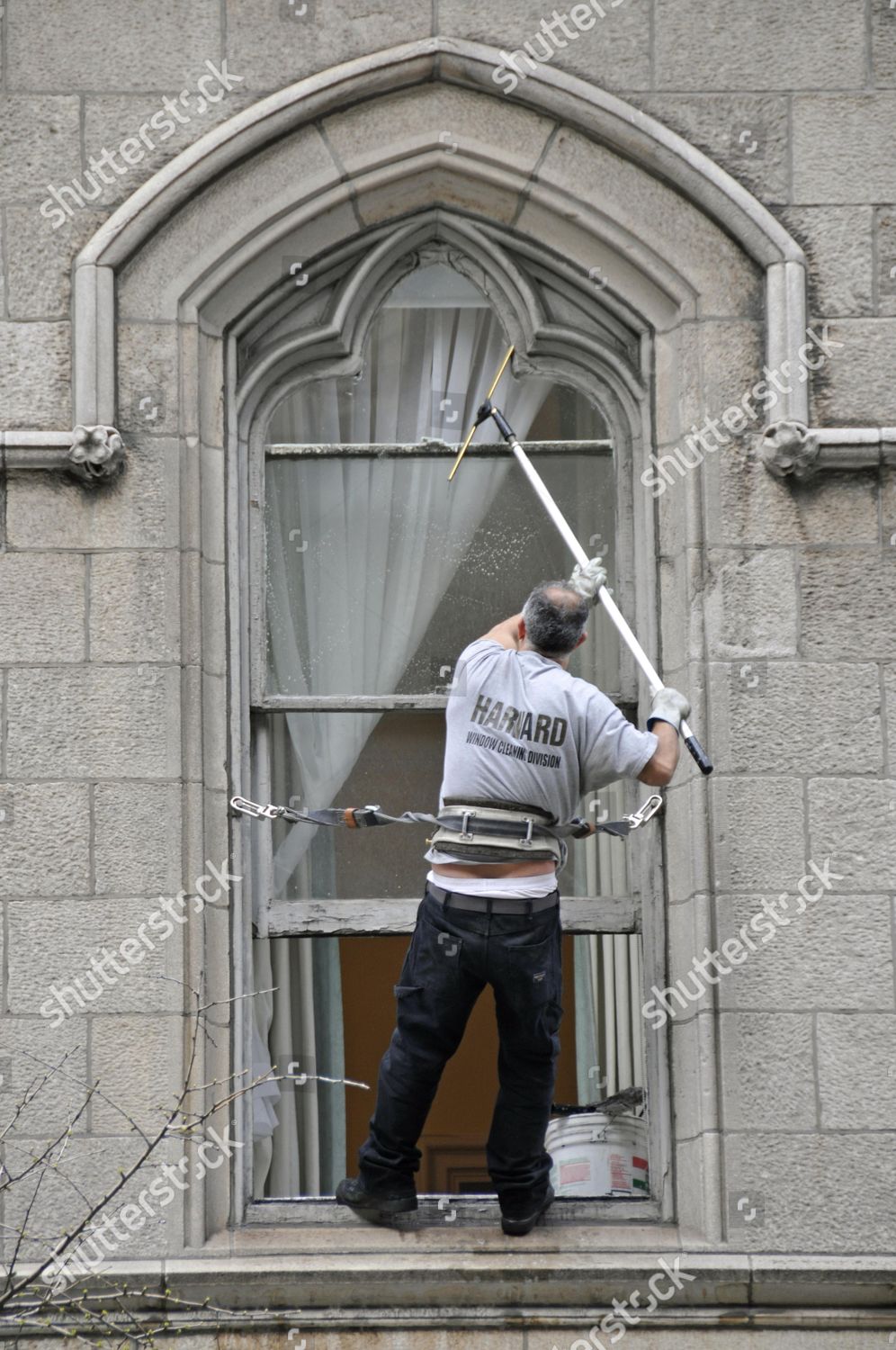 Window Cleaner Manhattan New York Usa Editorial Stock Photo - Stock ...