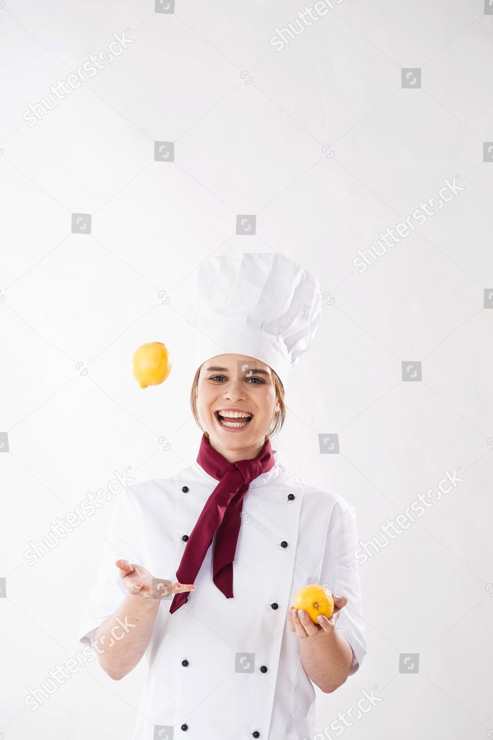 Model Released Young Chef Juggling Lemons Editorial Stock Photo - Stock ...