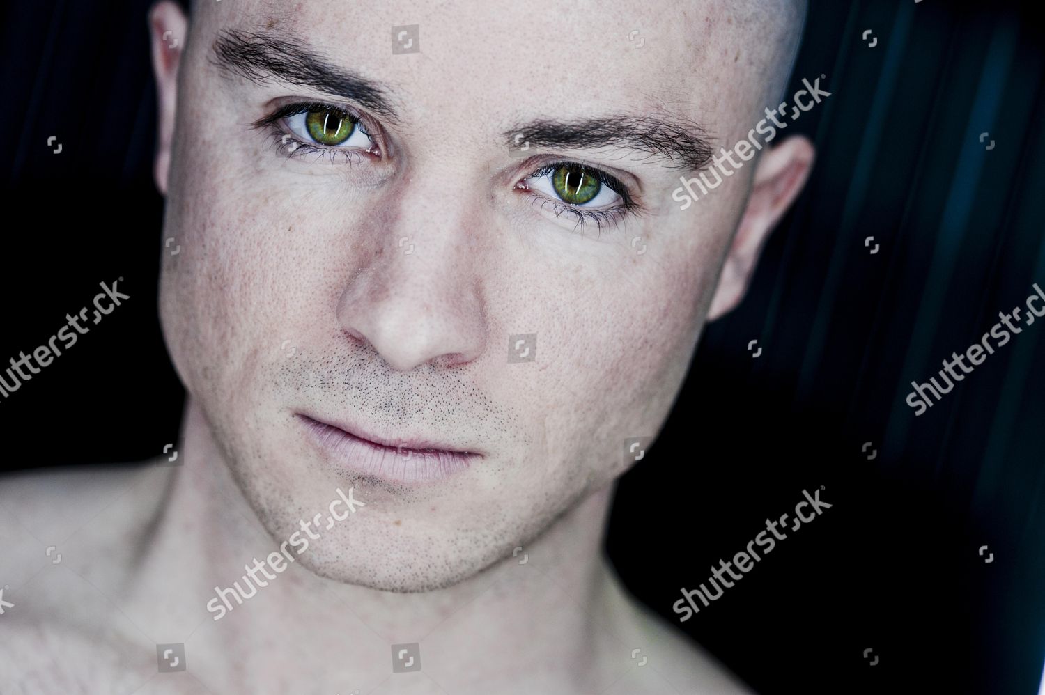 Model Released Young Man Bald Head Editorial Stock Photo - Stock Image ...