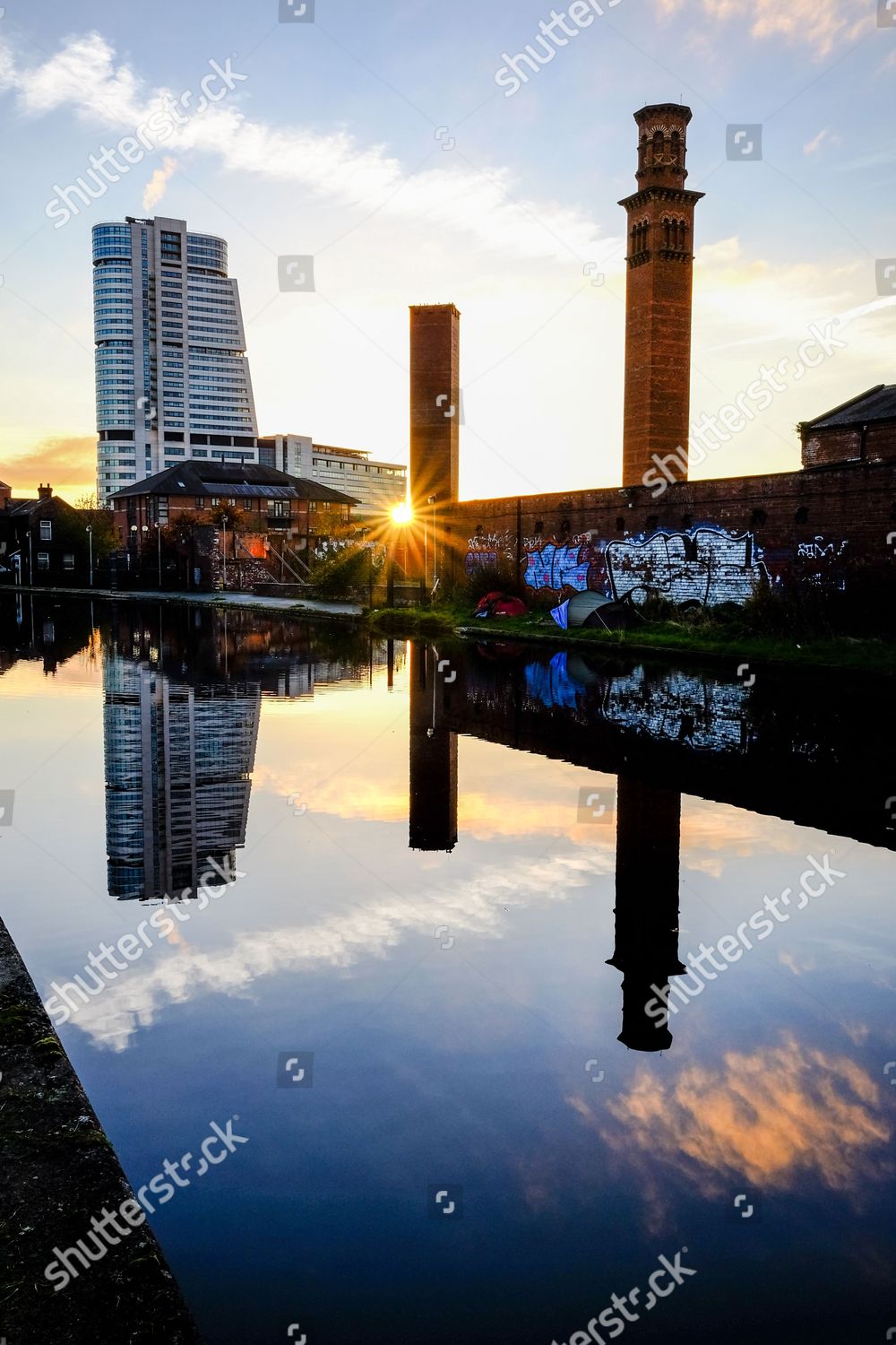 Reflection Bridgewater Place Classical Architecture Tower Editorial ...