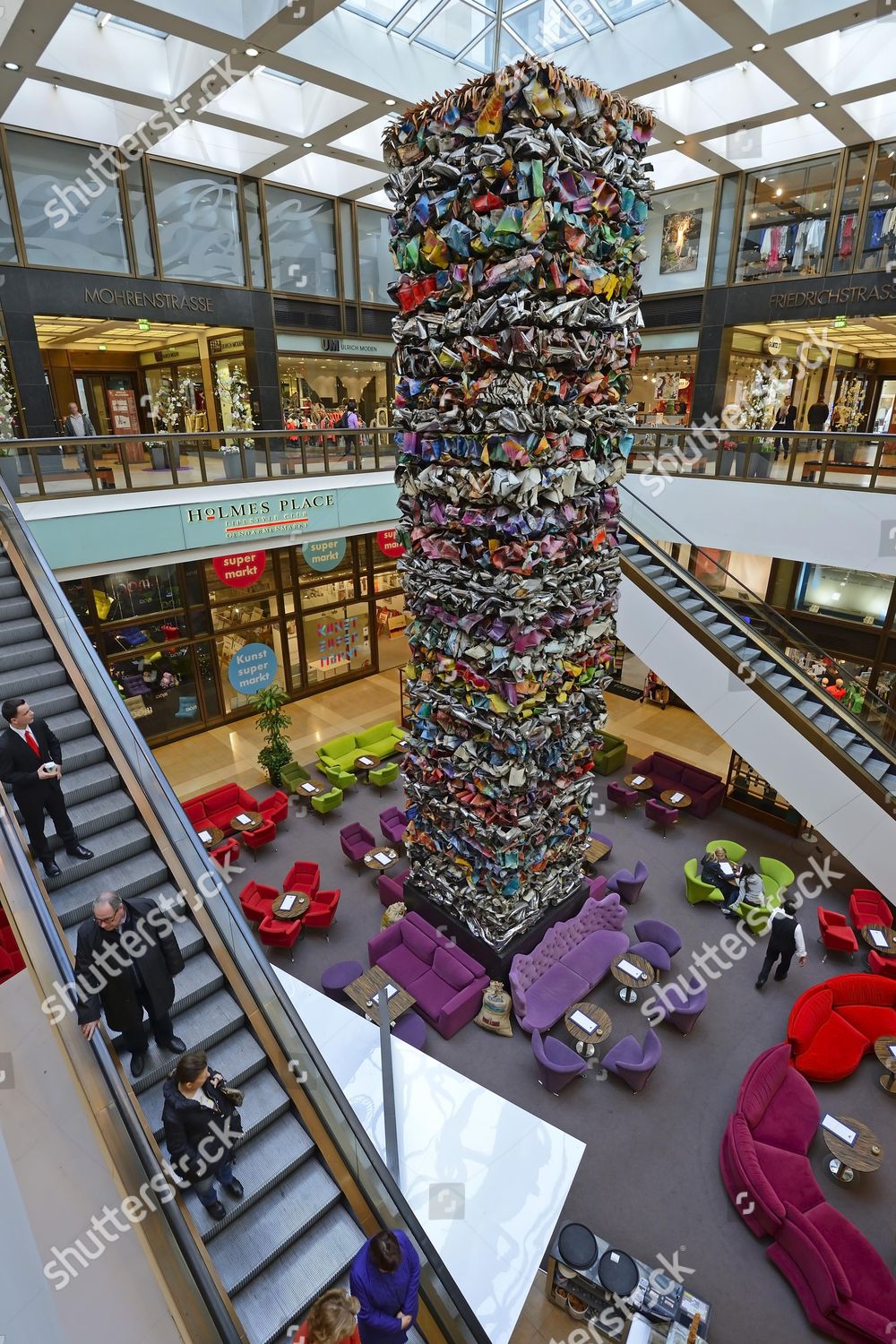 Atrium Noble Shopping Arcade Q Artwork Editorial Stock Photo - Stock ...