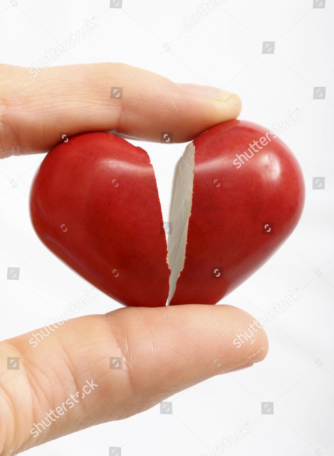 Model Released Hand Holding Broken Heart Editorial Stock Photo - Stock ...