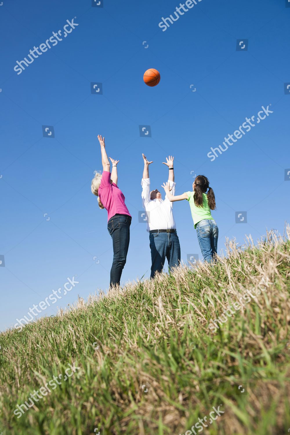Model Released Girl Playing Ball Her Editorial Stock Photo - Stock ...