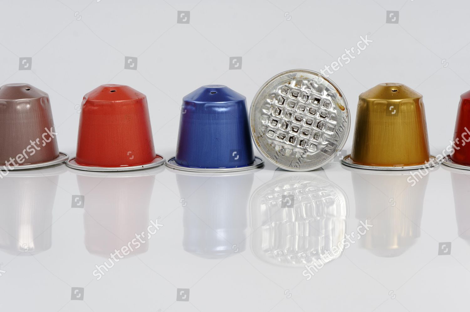 Spent Used Empty Nespresso Capsules Coffee Editorial Stock Photo ...