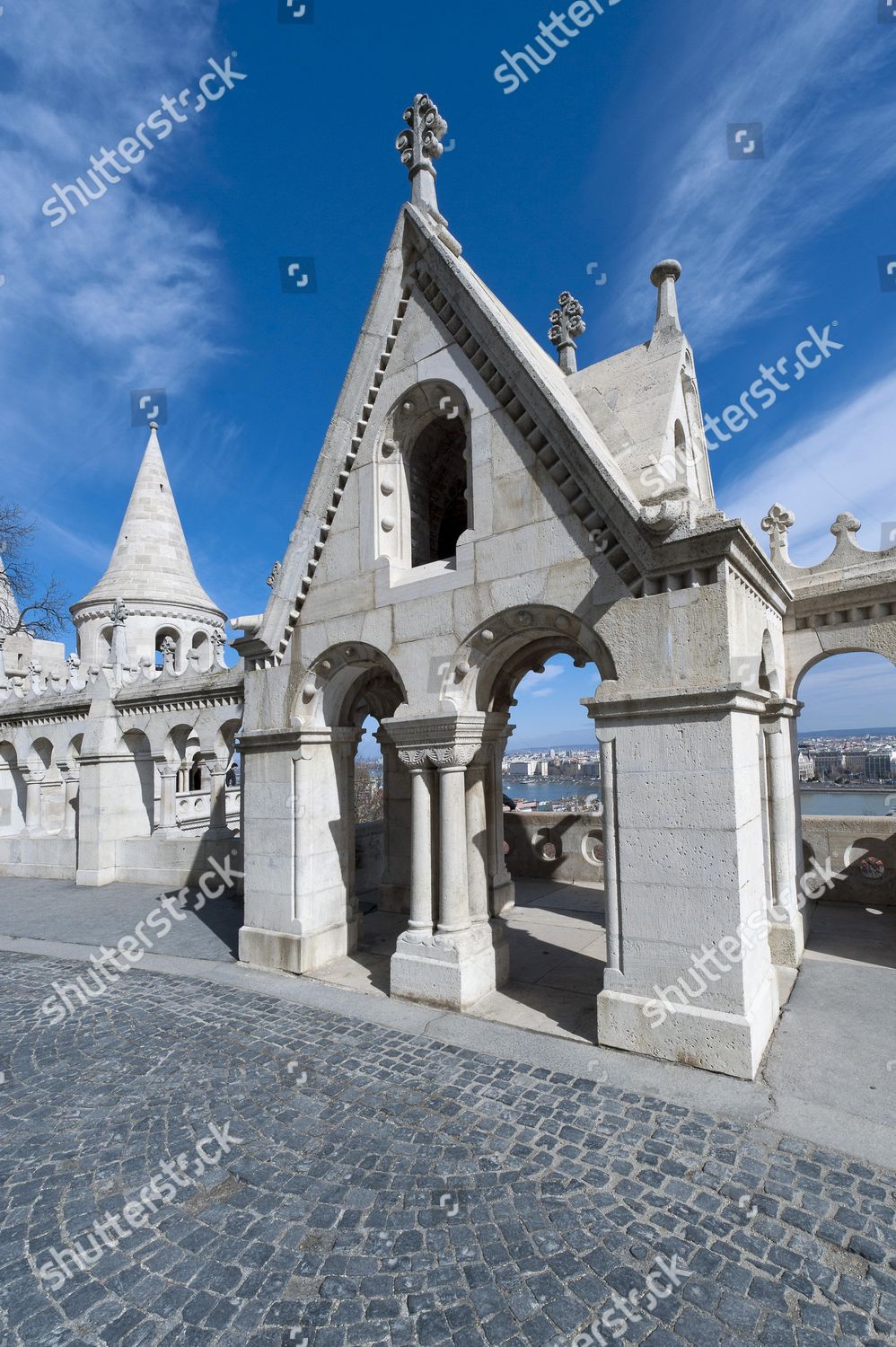 Halaszbastya Fishermans Bastion Castle Hill Budapest Editorial Stock ...