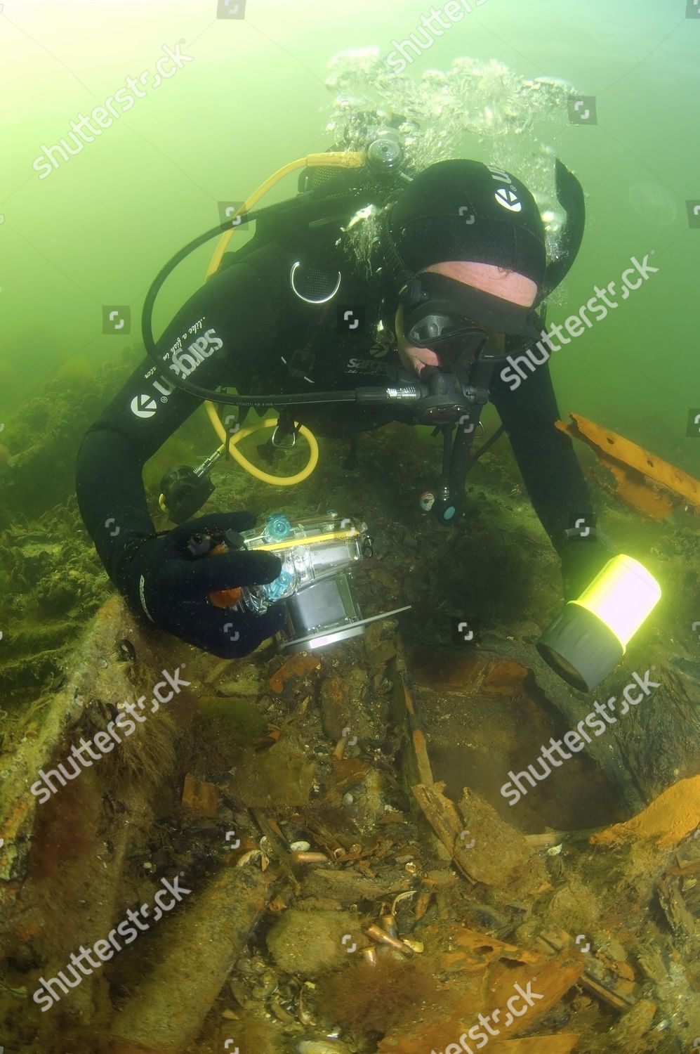 Scuba Diver Ammunition Cartridges Bullets Underwater Editorial Stock ...