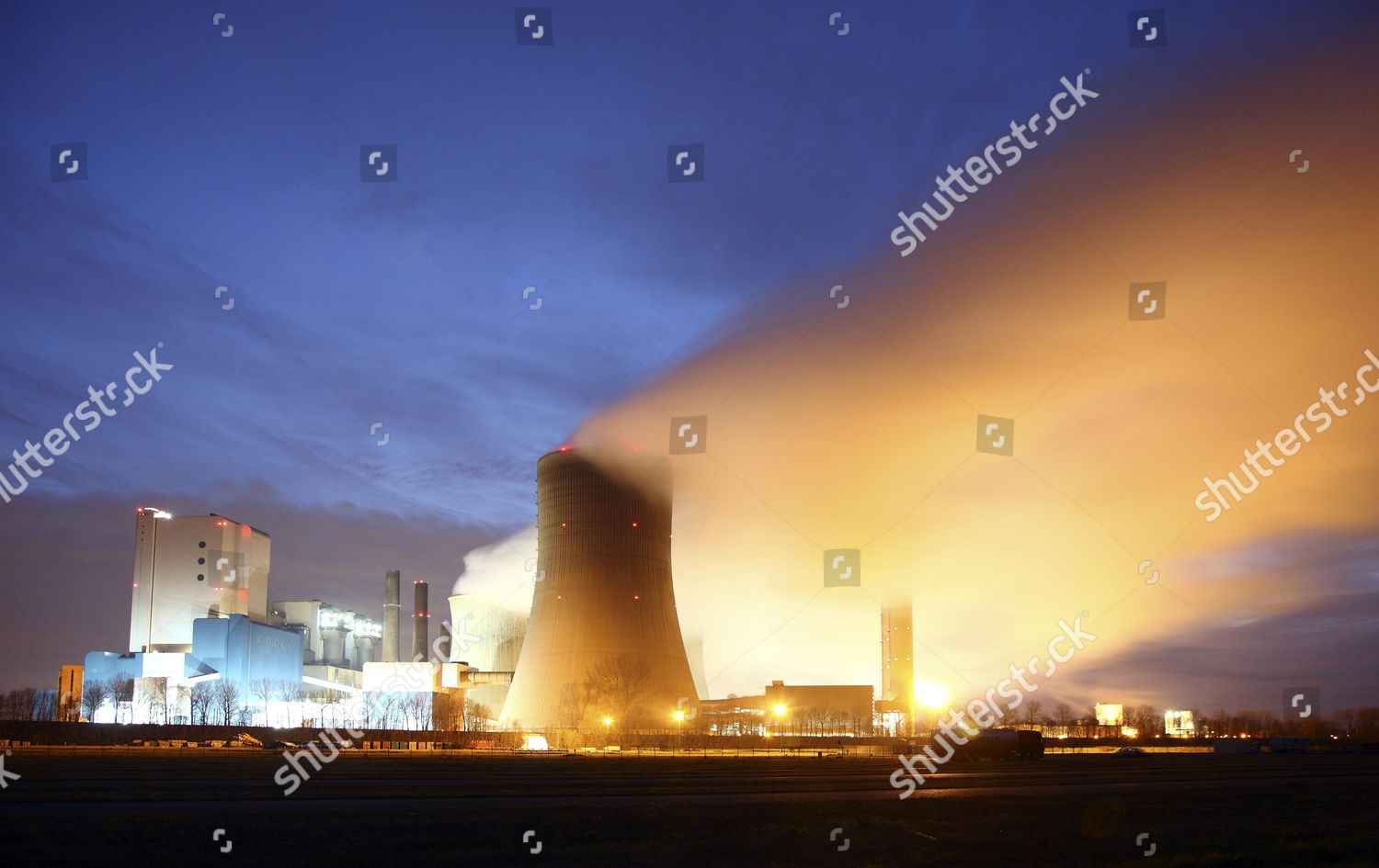 Niederaussem Power Station Lignitefired Power Station Editorial Stock ...