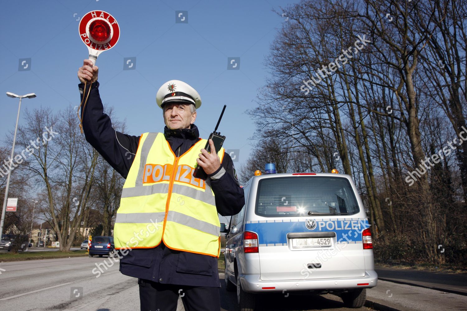 Speed Check Marathon Police North Rhinewestphalia Editorial Stock Photo ...