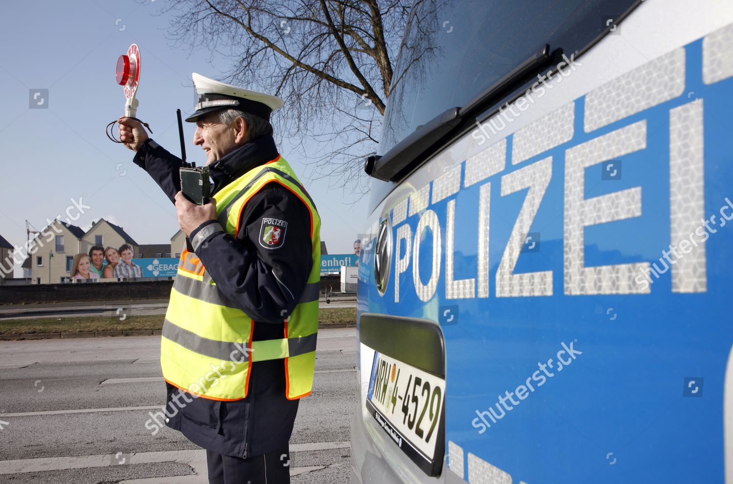 Speed Check Marathon Police North Rhinewestphalia Editorial Stock Photo ...
