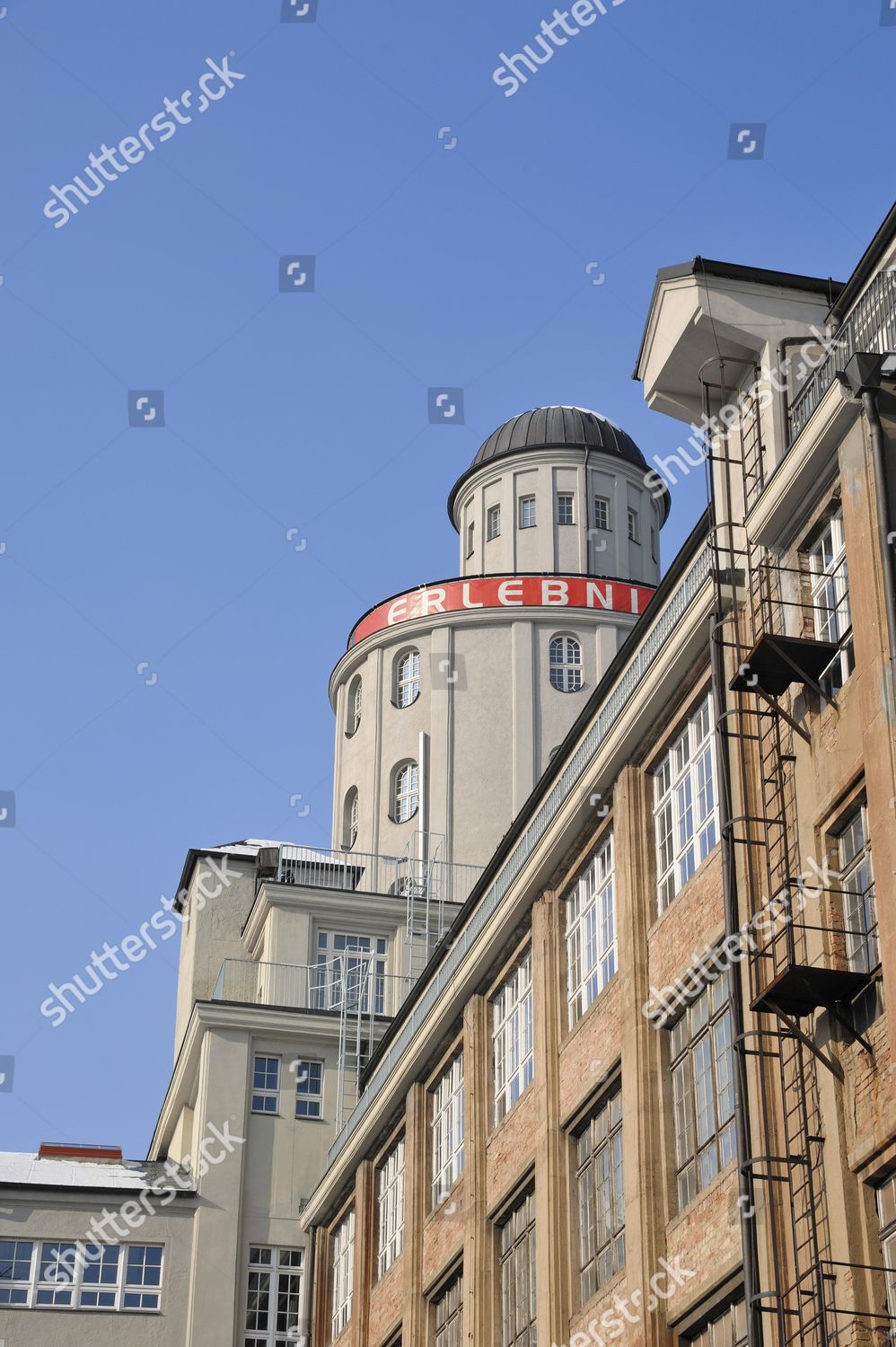 Pentacon Tower Ernemann Camera Factory Zeissikon Editorial Stock Photo ...