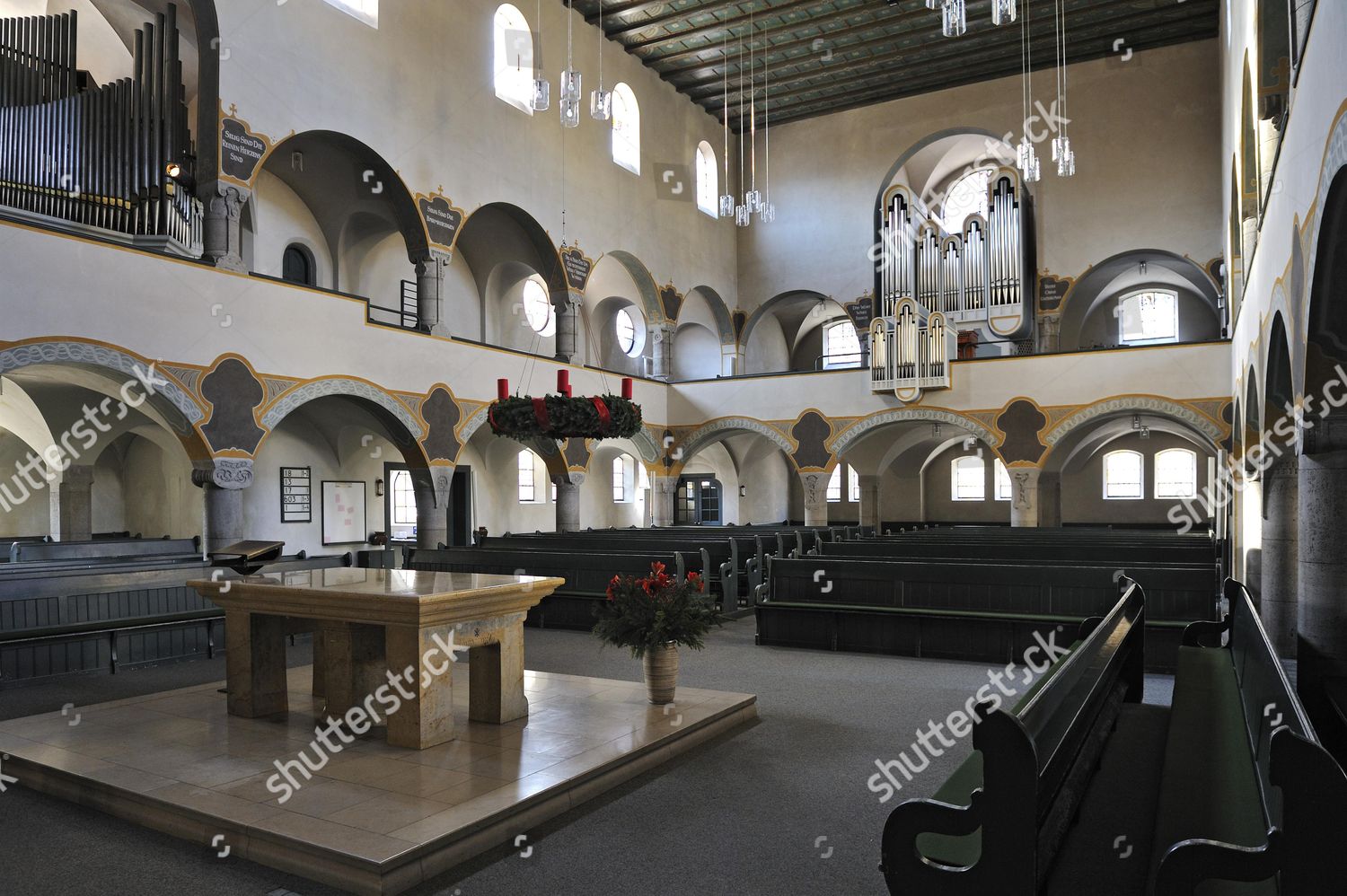 Main Altar Organ Protestant Redeemer Church Editorial Stock Photo ...