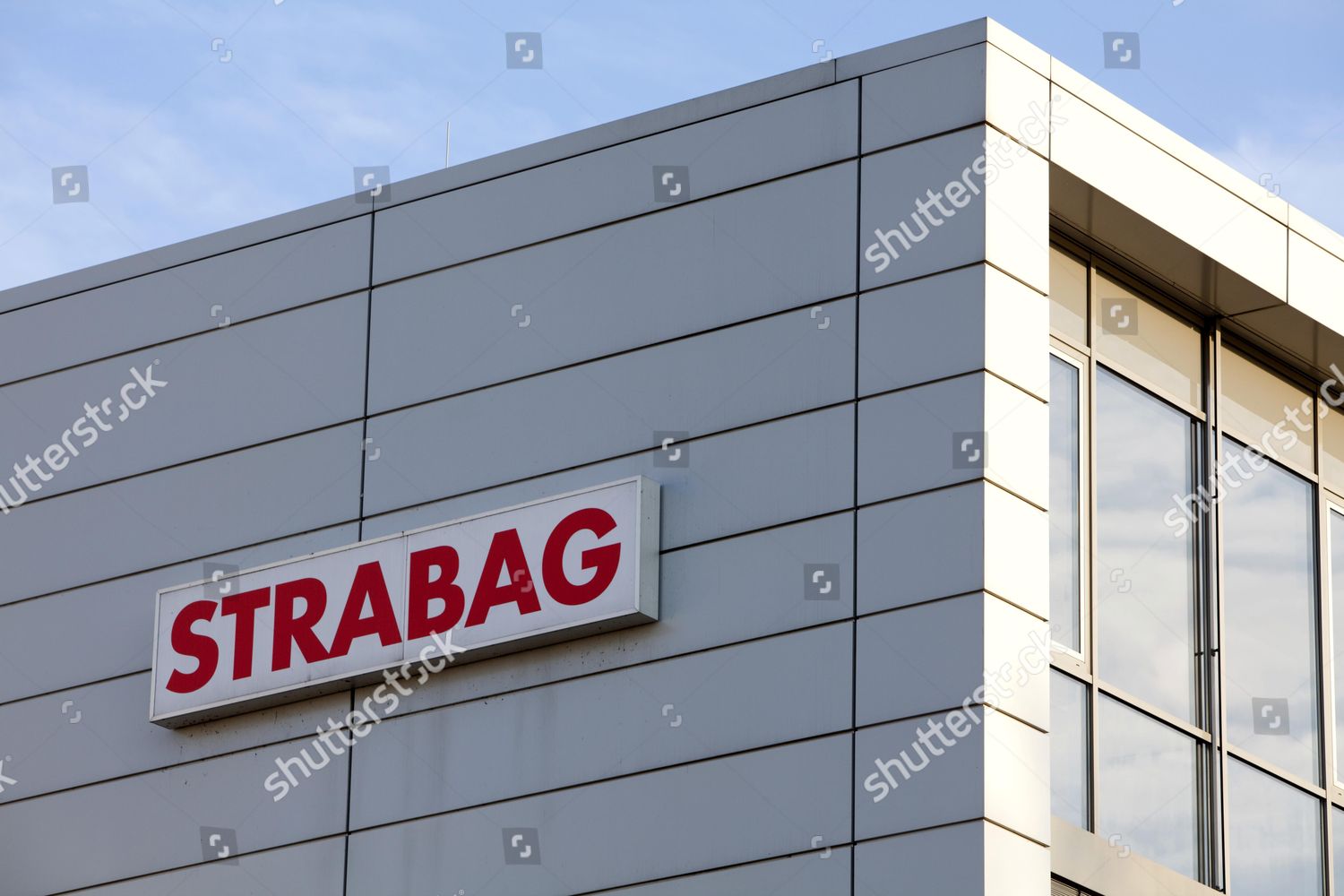 Company Logo Strabag Ag Construction Company Editorial Stock Photo ...