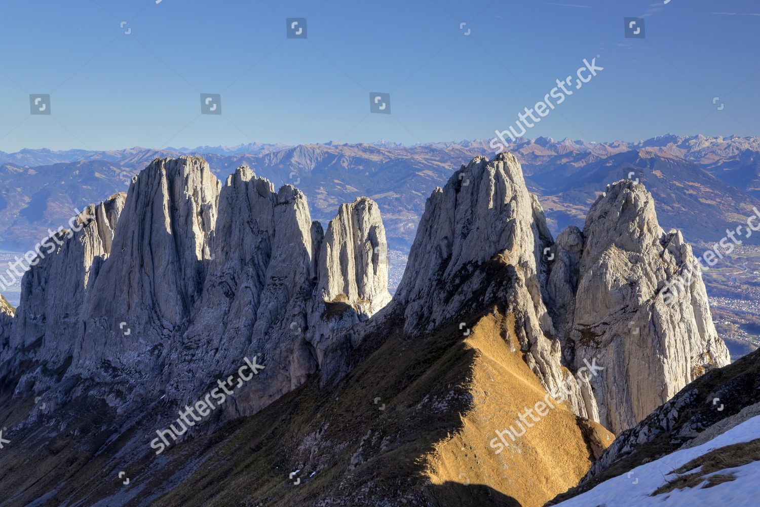 High Mountains Alpstein Massif Mt Altmann Editorial Stock Photo - Stock ...