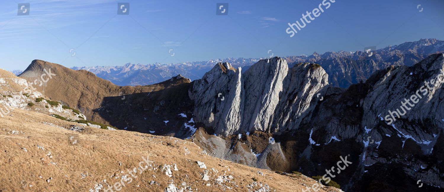 High Mountains Alpstein Massif Mt Altmann Editorial Stock Photo - Stock ...