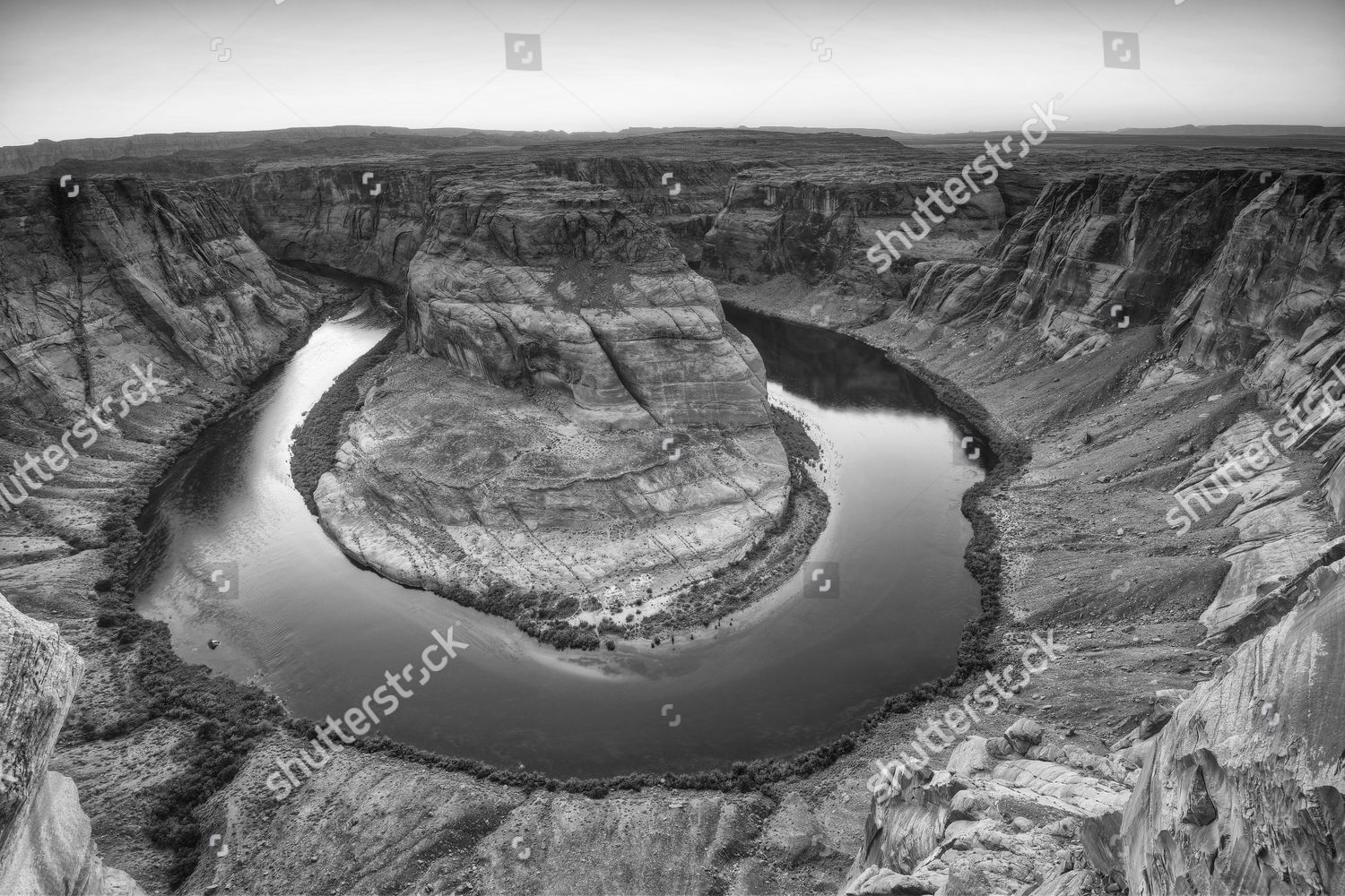 Horseshoe Bend King Bend Meander Bend Editorial Stock Photo - Stock ...