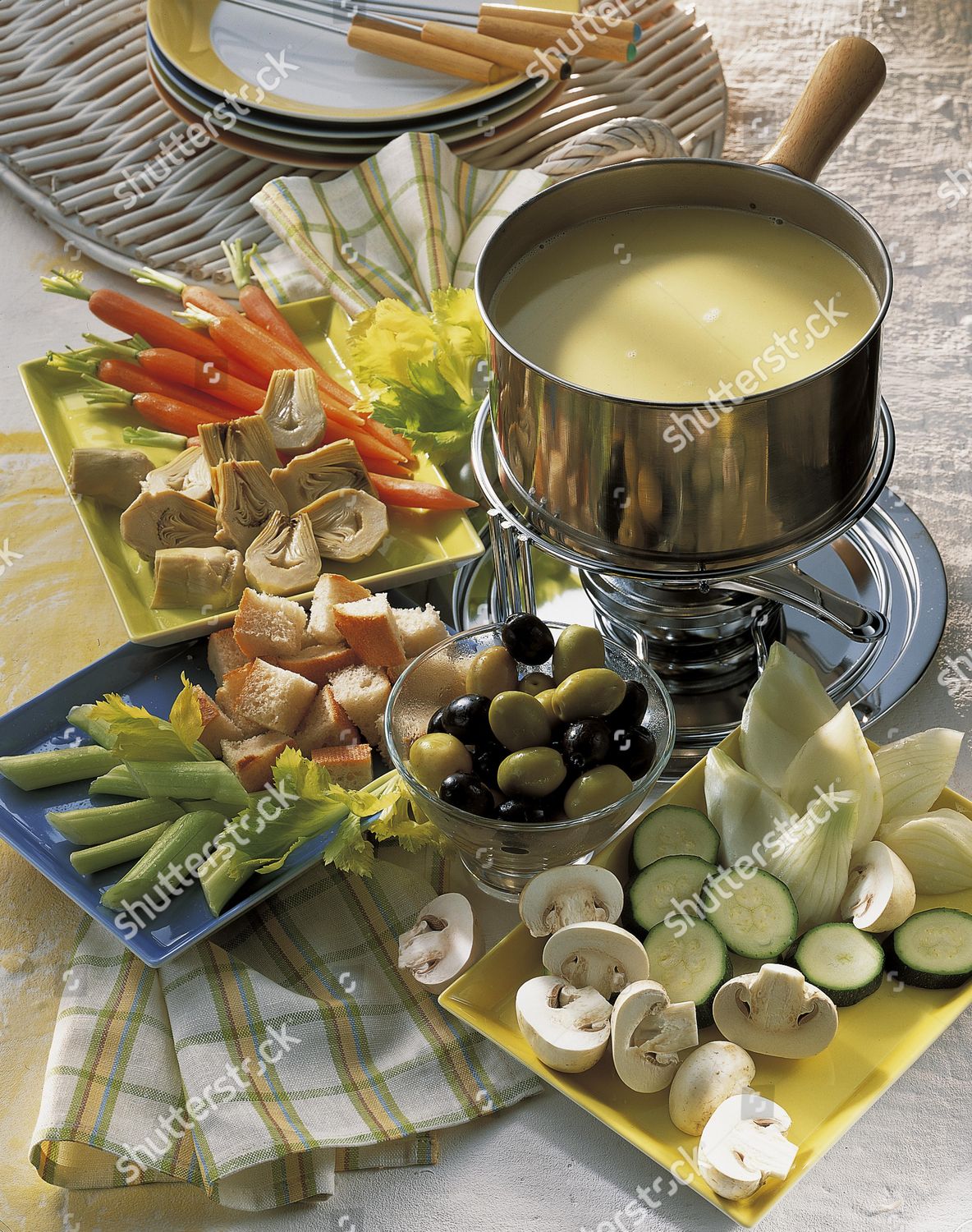Classic Bagna Cauda Italy Editorial Stock Photo - Stock Image ...