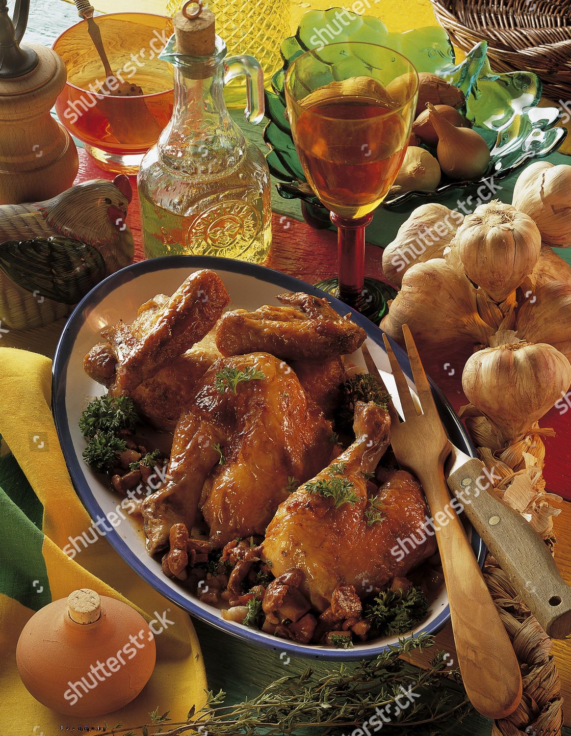 Chicken Flambe Canary Islands Spain Editorial Stock Photo - Stock Image ...