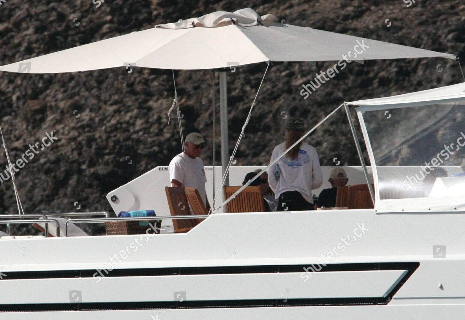 Jimmy Buffett On His Boat His Editorial Stock Photo - Stock Image ...