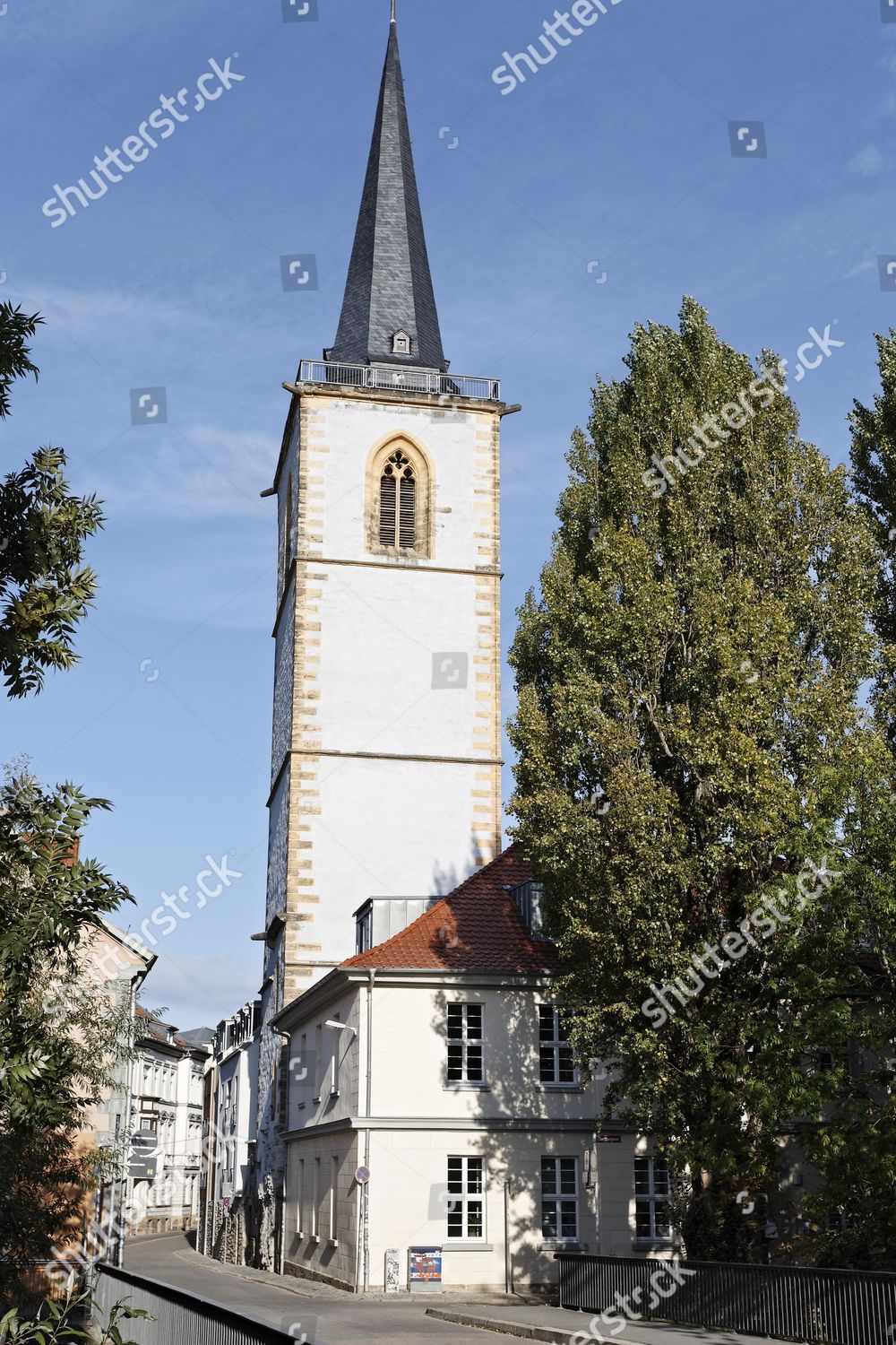 Nikolaiturm Tower Erfurt Thuringia Germany Editorial Stock Photo ...