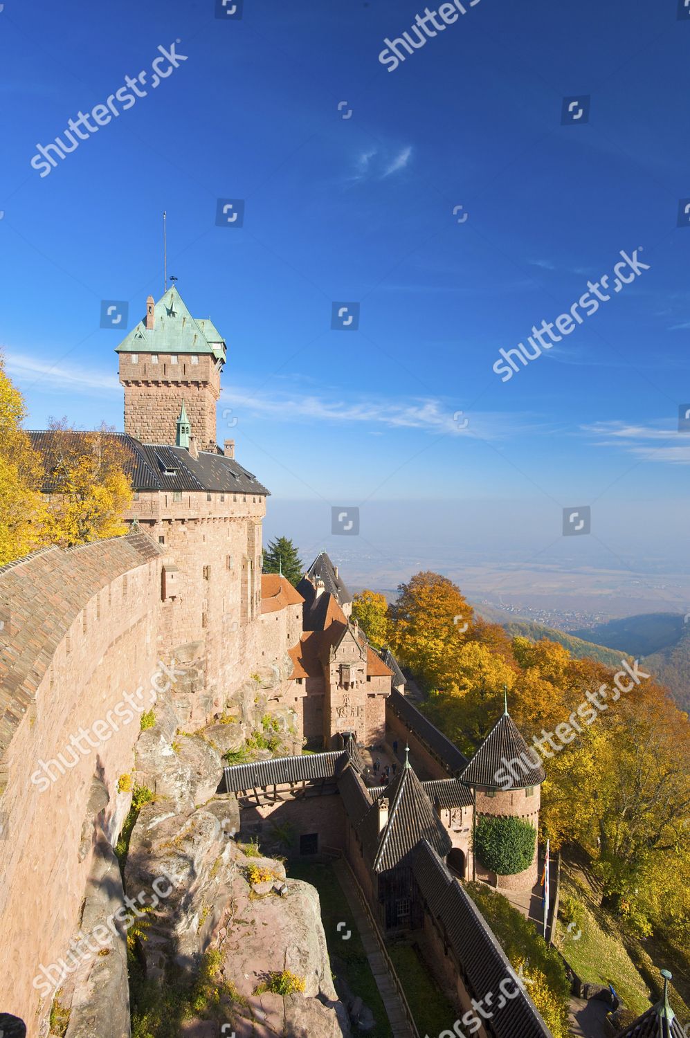 Hautkoenigsbourg Castle Alsace France Editorial Stock Photo - Stock ...