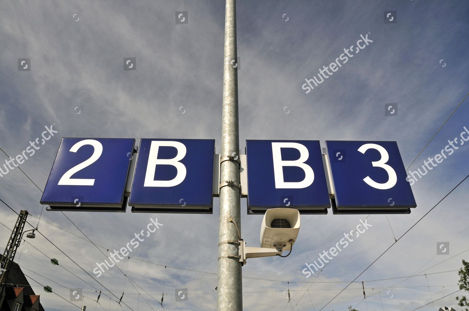 Signs 2b B3 Platform Sections Tannoy Editorial Stock Photo - Stock ...