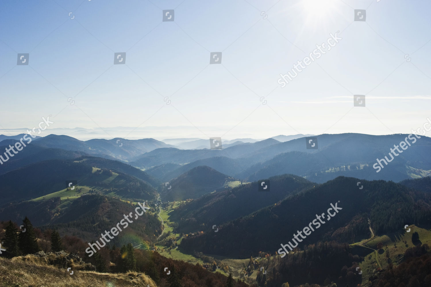 View Mt Belchen South Southern Black Editorial Stock Photo - Stock ...