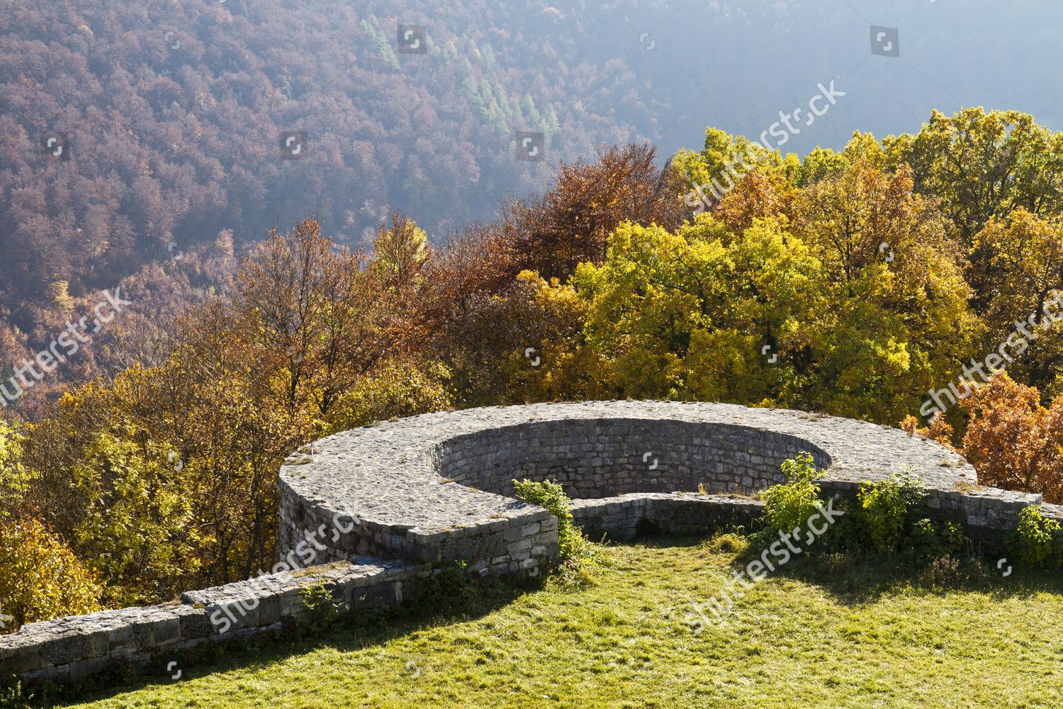 Burg Hohenurach Castle Ruins Bad Urach Editorial Stock Photo - Stock ...
