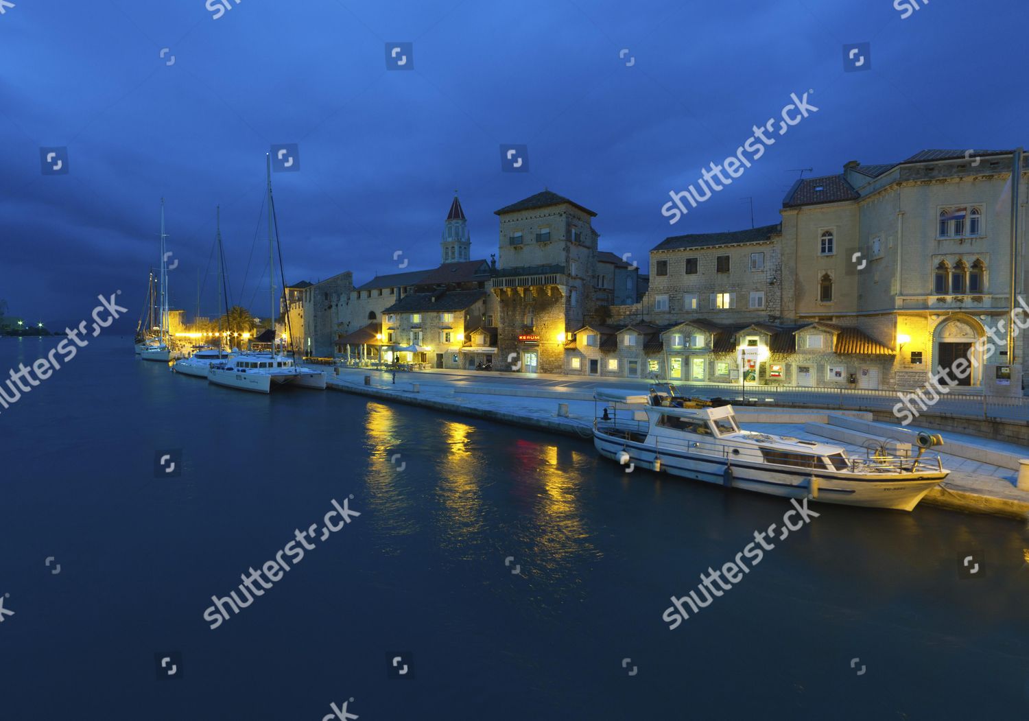 Riva Promenade Palazzo Historic Town Centre Editorial Stock Photo ...