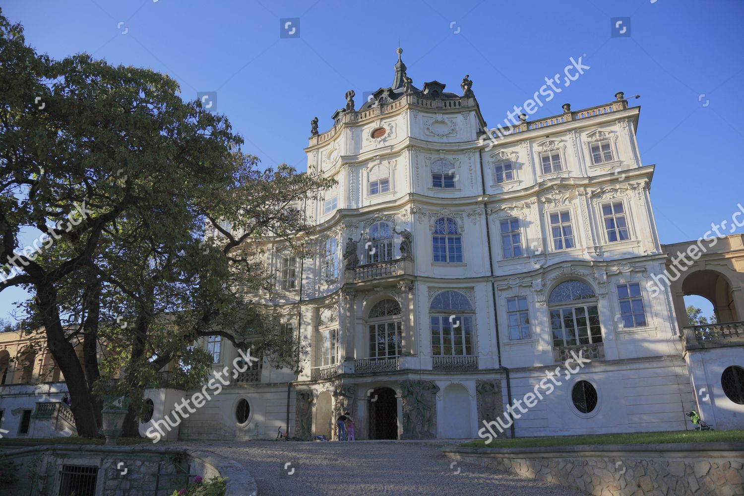 Ploskovice Castle Ploskovice Okres Litomerice North Editorial Stock ...