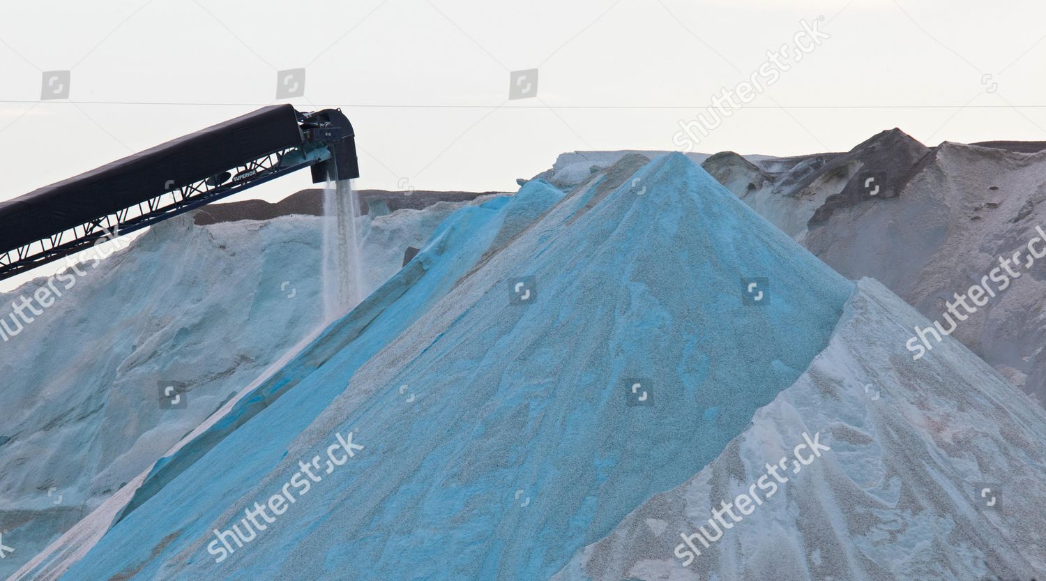 Rock Salt Mined Underground Mine Piled Editorial Stock Photo - Stock ...