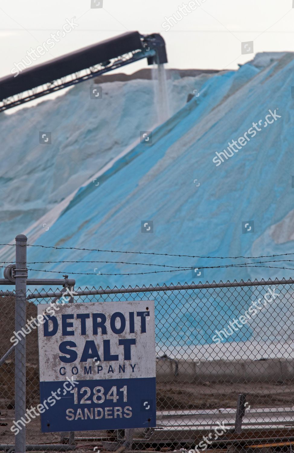Rock Salt Mined Underground Mine Piled Editorial Stock Photo - Stock ...