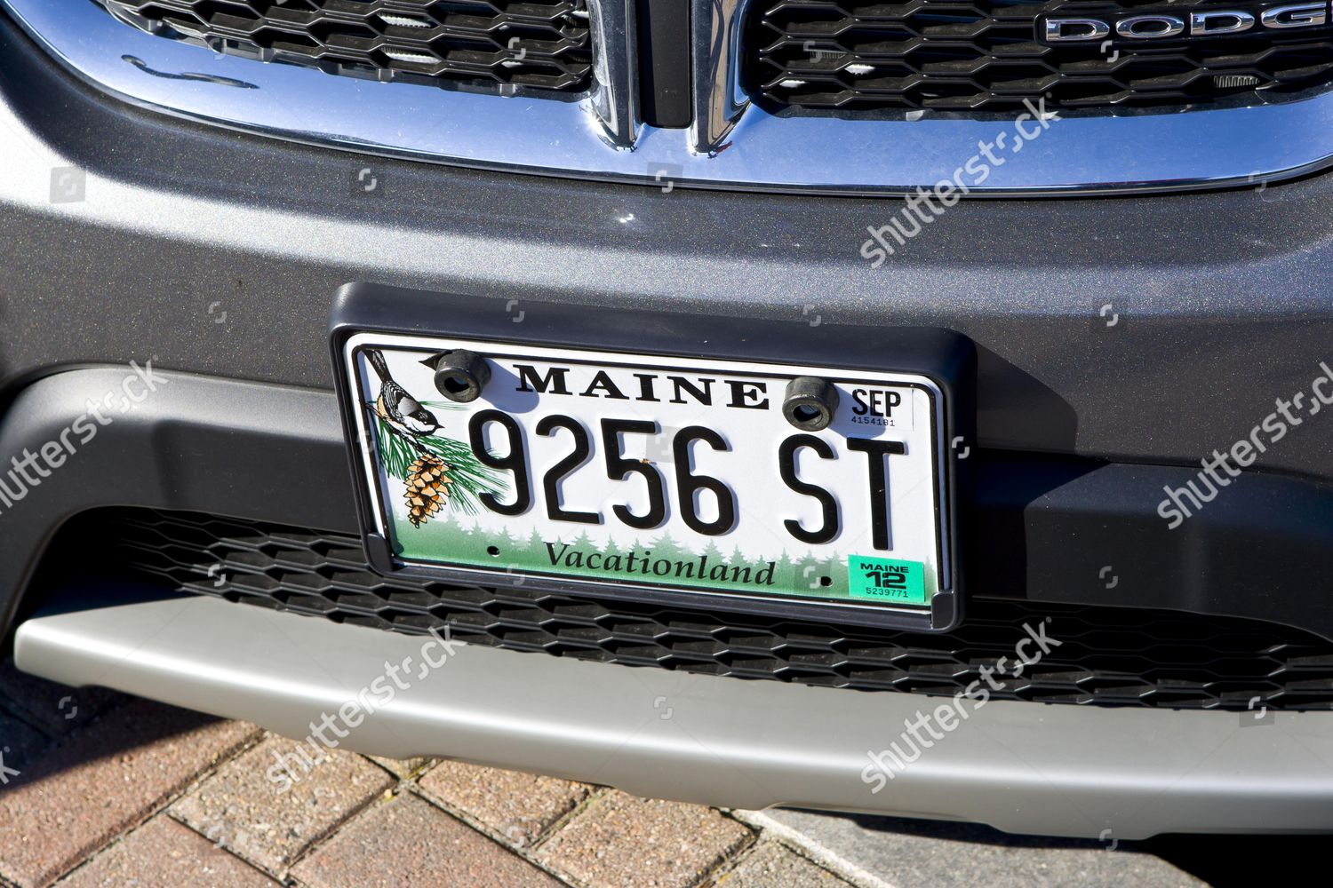 Us Licence Plate State Maine New Editorial Stock Photo - Stock Image ...
