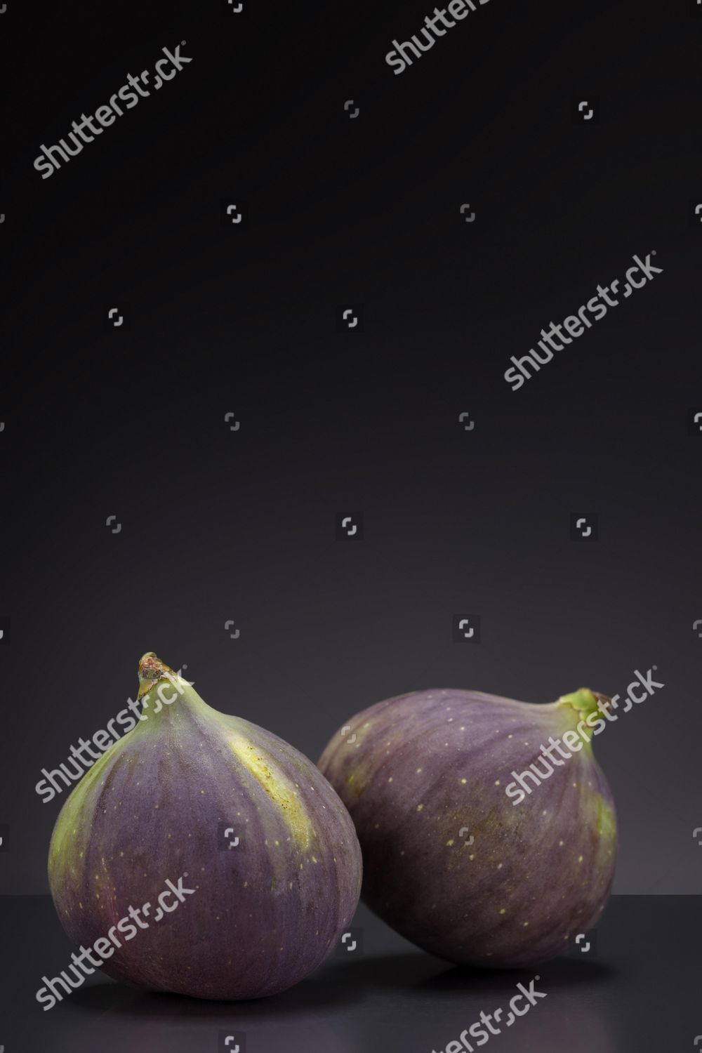 Blue Figs Ficus Carica On Dark Editorial Stock Photo - Stock Image ...