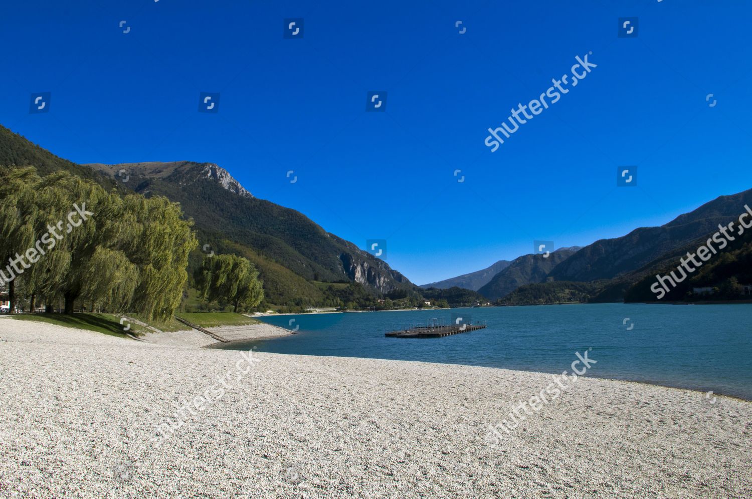 Ledro Lake Ledro Valley Trentino Alto Editorial Stock Photo - Stock ...