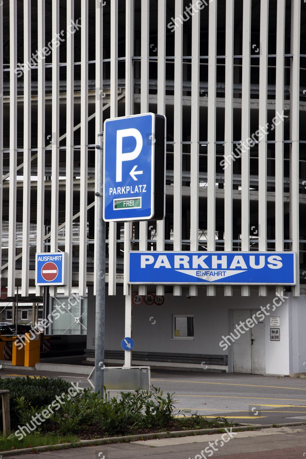 Multistorey Car Park Entry Parking Structure Editorial Stock Photo - Stock Image | Shutterstock