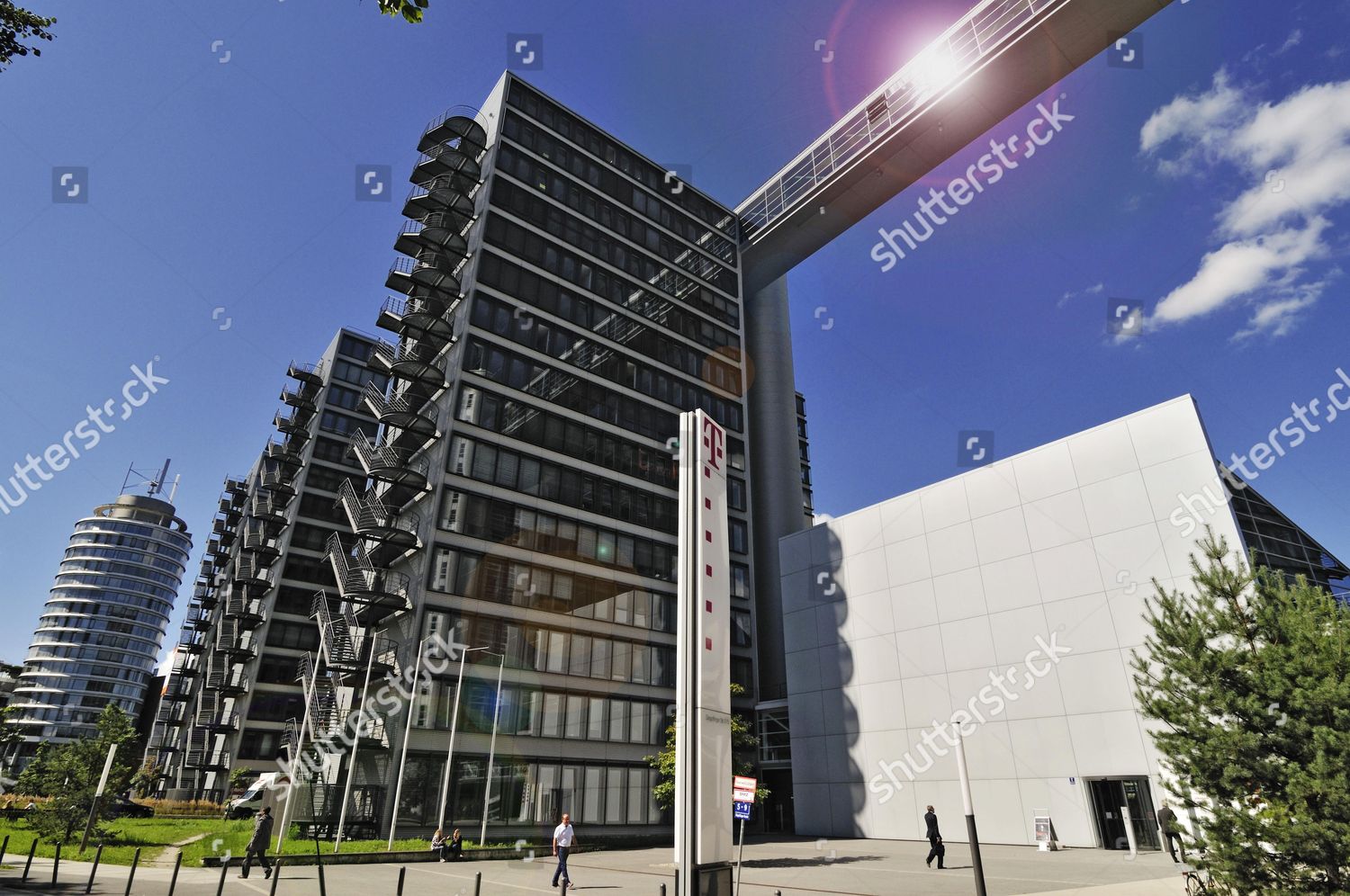Ten Towers Telekom Center Dingolfinger Strasse Editorial Stock Photo ...