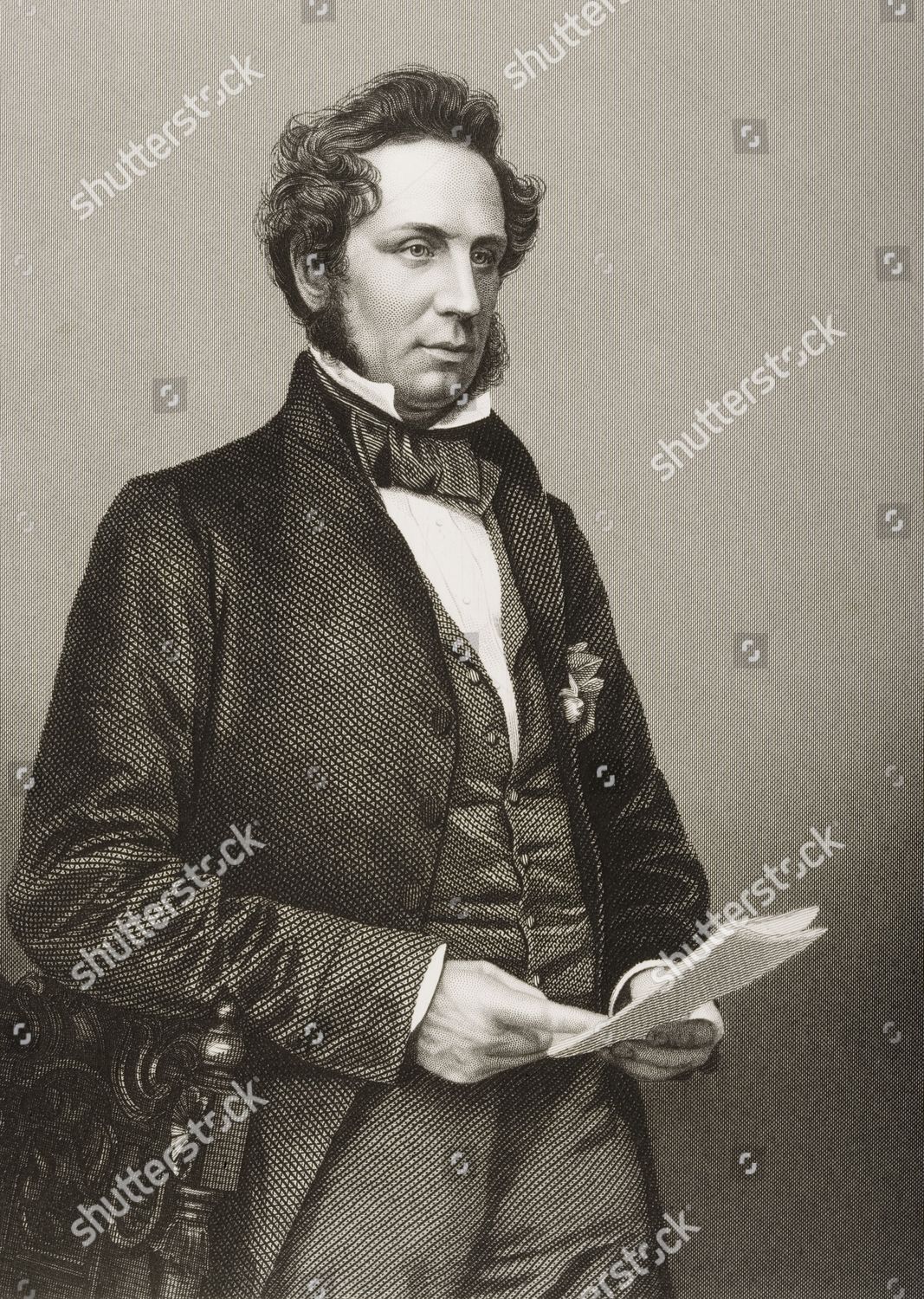 Charles Gilpin 18151874 Quaker Orator Politician Editorial Stock Photo ...