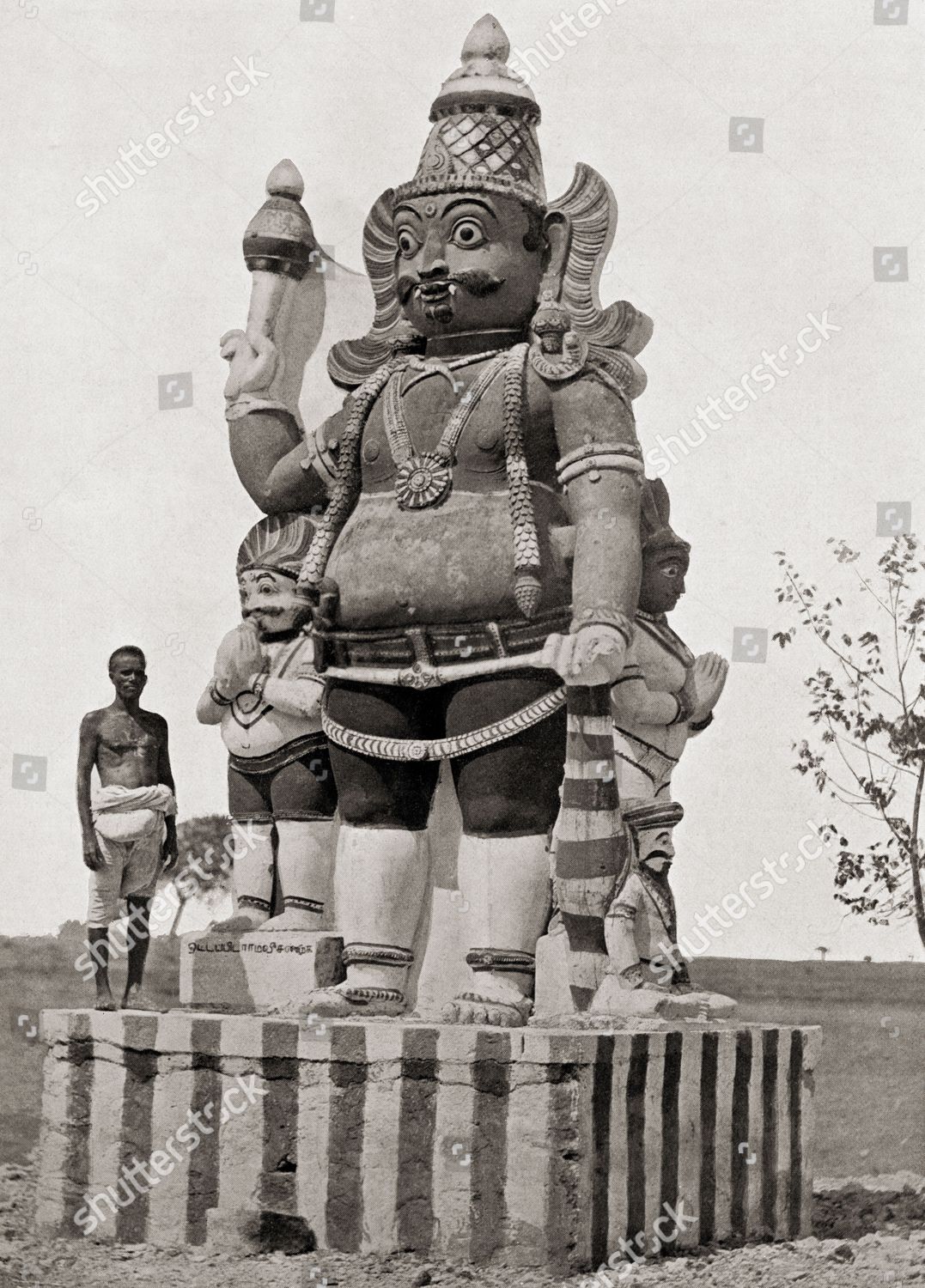 Village Deity Colossal Statue Gatekeeper God Editorial Stock Photo ...