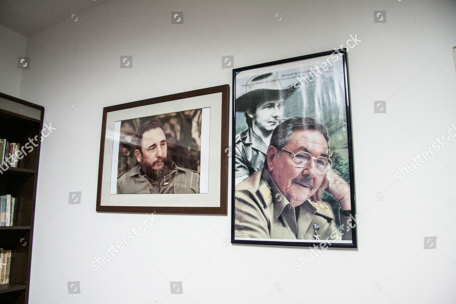 Portrait Fidel Castro Raul Castro Inside Editorial Stock Photo - Stock ...