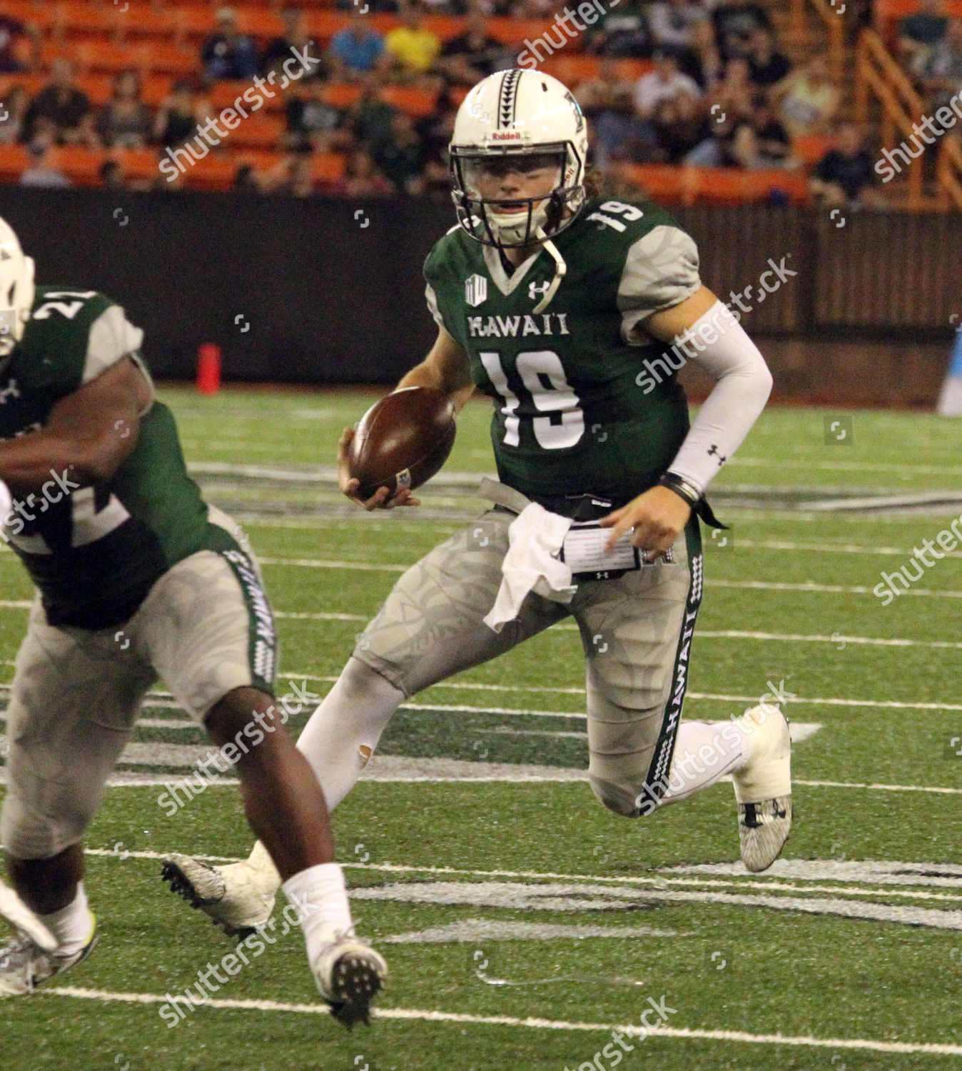 Hawaii Rainbow Warriors Quarterback Dru Brown Editorial Stock Photo ...