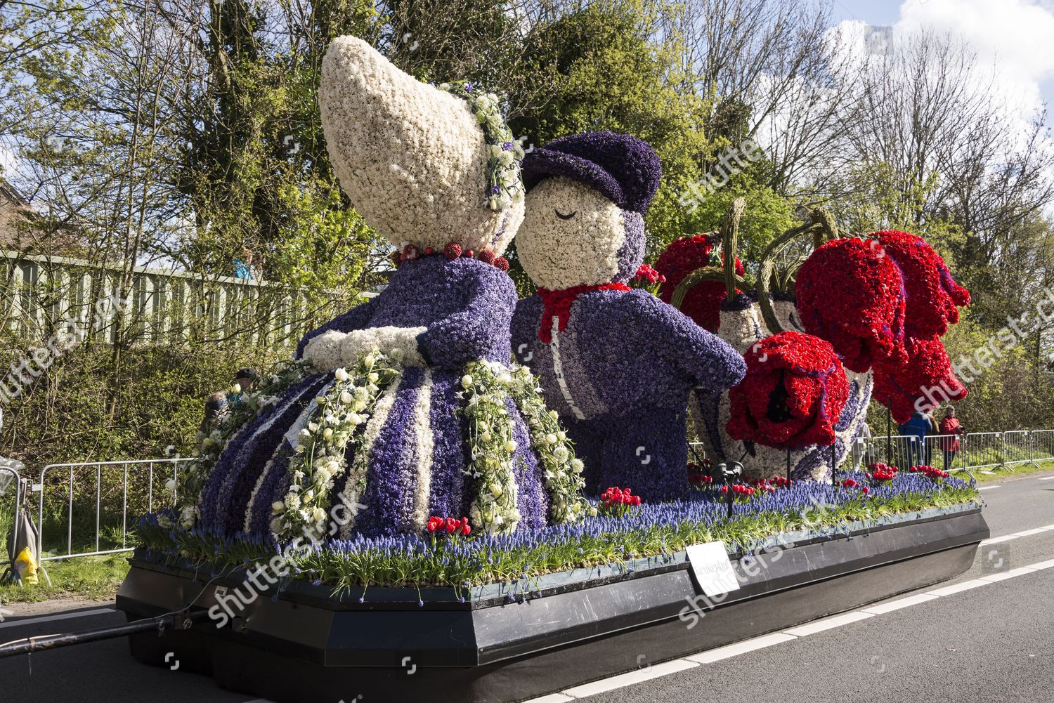 Keukenhof Float Big Display Tulips Taking Editorial Stock Photo - Stock ...
