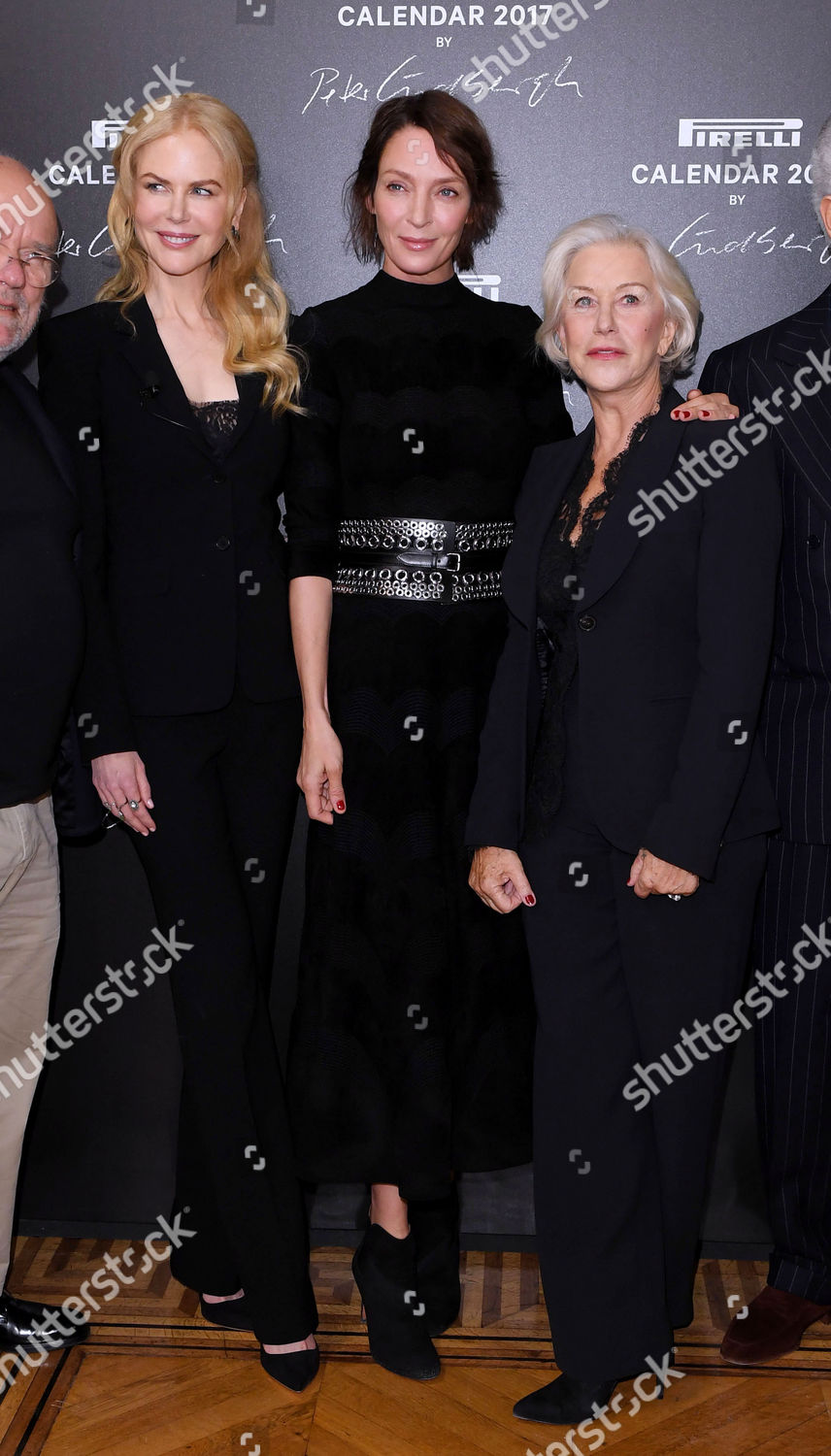 Nicole Kidman Uma Thurman Helen Mirren Editorial Stock Photo - Stock ...