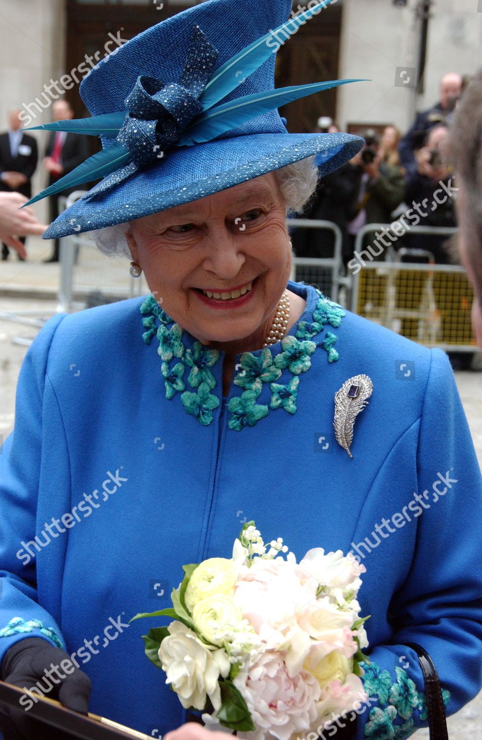 Hrh Queen Elizabeth Ii Opens New Editorial Stock Photo - Stock Image ...
