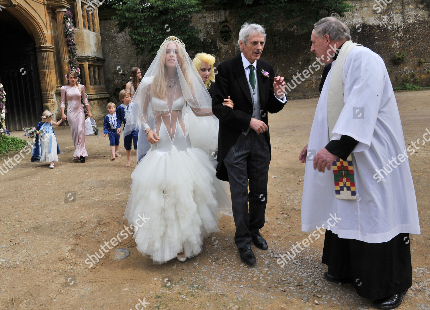 Wedding Lady Mary Charteris Robbie Furze Editorial Stock Photo - Stock ...