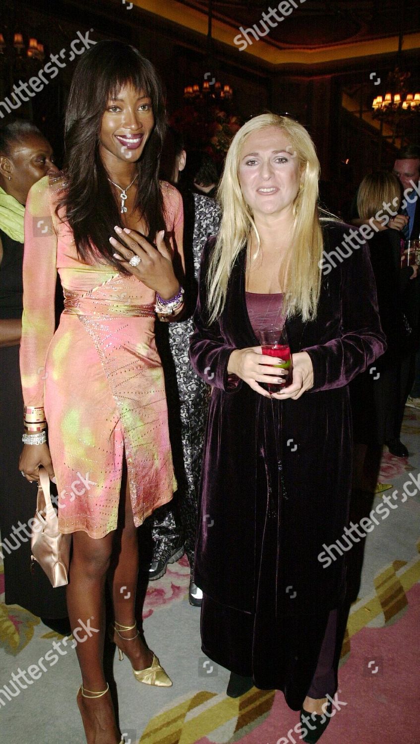 Vogue Gold Party Ritz Hotel Naomi Editorial Stock Photo - Stock Image ...