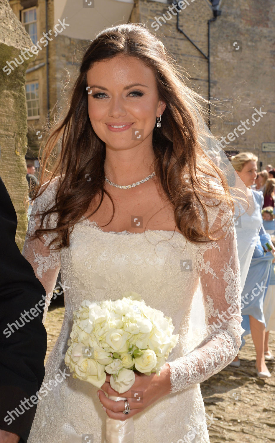 Wedding Lady Natasha Rufusisaacs Rupert Finch Editorial Stock Photo ...