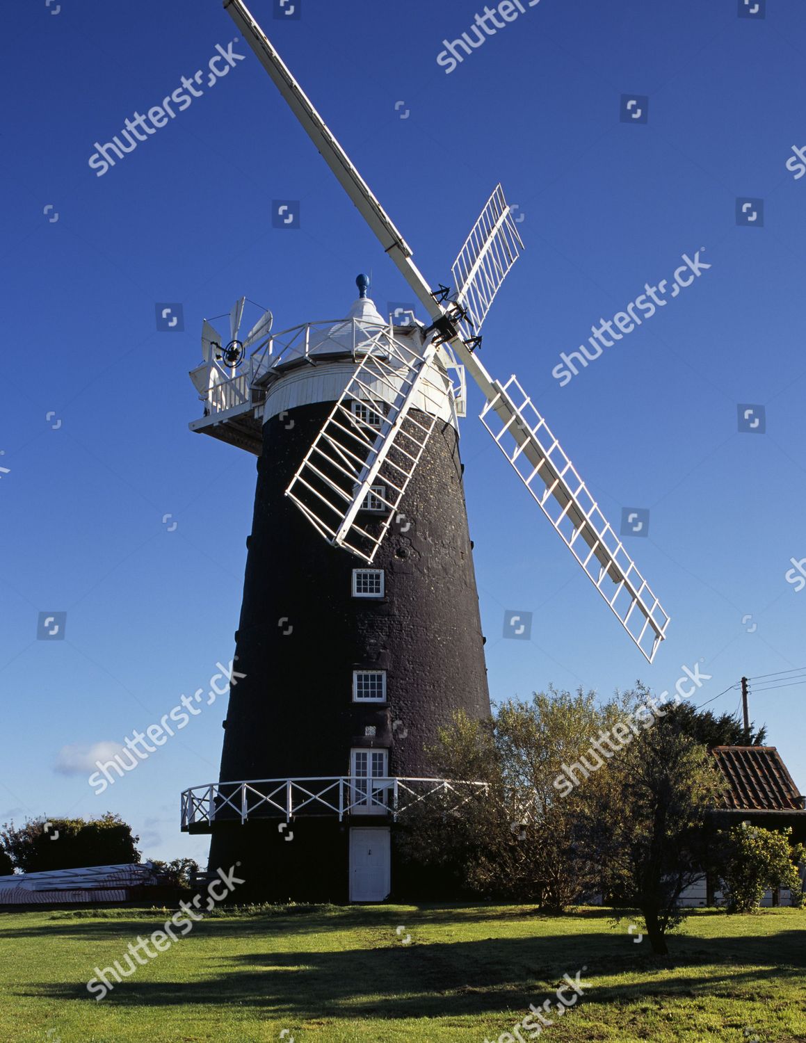 Windmill Burnham Overy Staithe Norfolk Britain Editorial Stock Photo ...